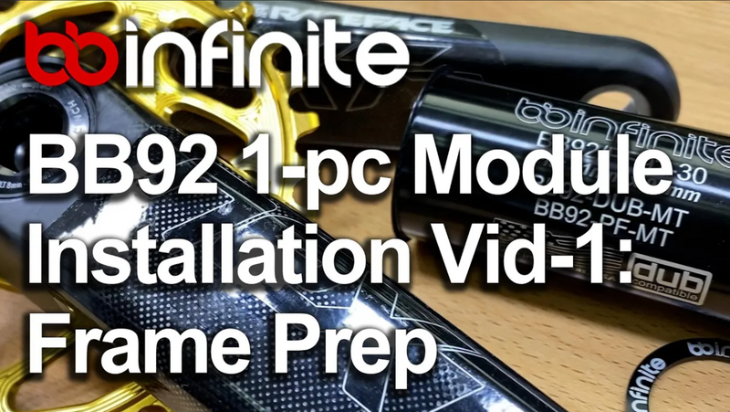 Yeti BB92 1-pc BBInfinite Module and RaceFace Next SL Install Part 1: